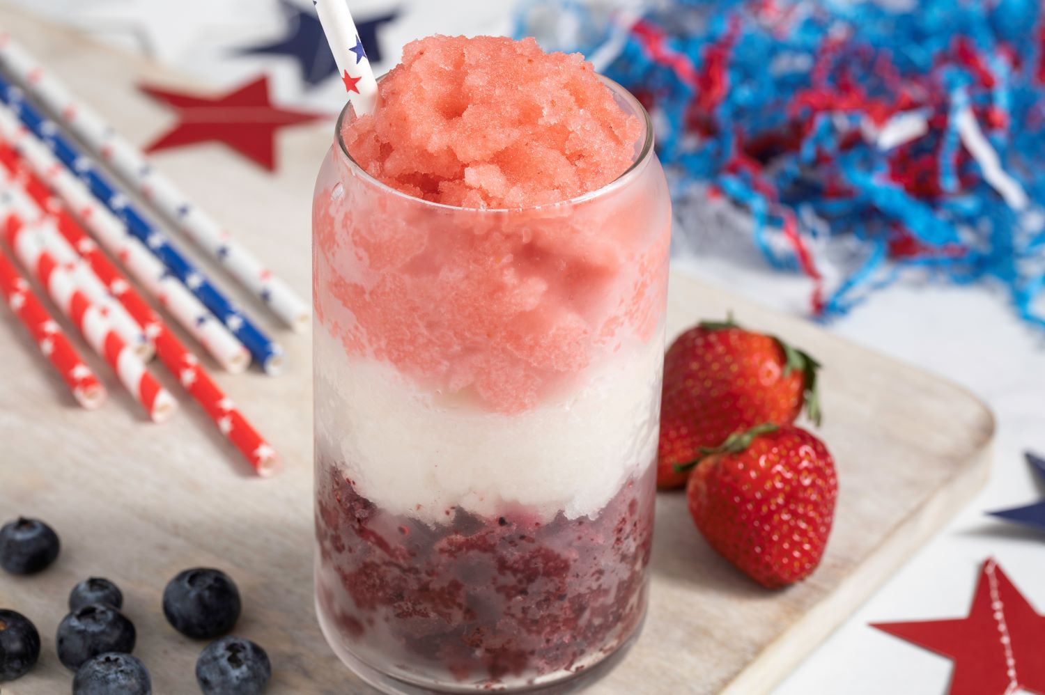 Layered Red, White, and Blue Slushies | Brookshire Brothers